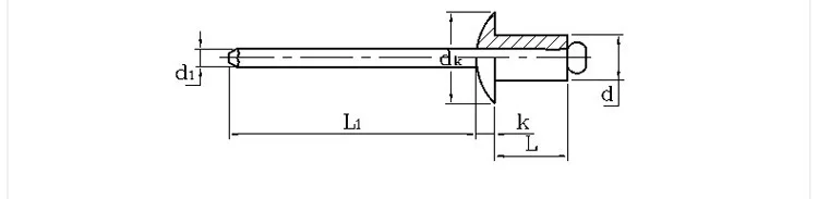 Stainless Steel Pop Rivet Aluminum Blind Fastener Aluminum And Steel ...