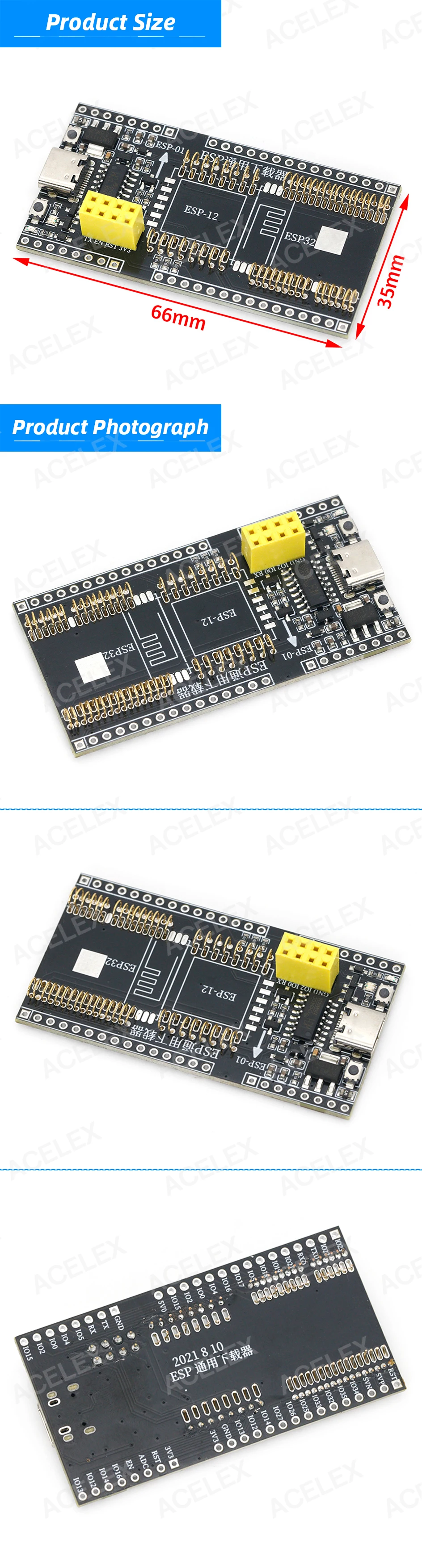 Esp8266 Esp32 Wrover开发板测试程序员套接字下载器,用于esp 01 Esp01s Esp12 Esp32 Buy Esp8266 Esp32 Wrover开发板编程 2207