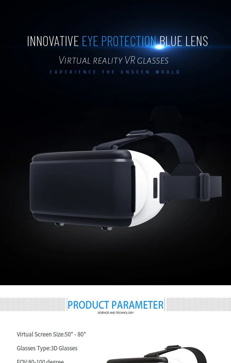 Custom Logo Vr 3d Box Available Mobile Headsets Vr Glasses Custom Vr ...