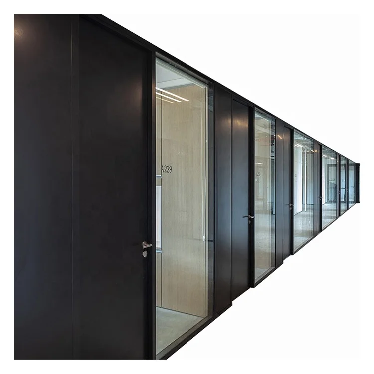Internal Fire Rated Demountable Modular Glass Partition Office Walls ...