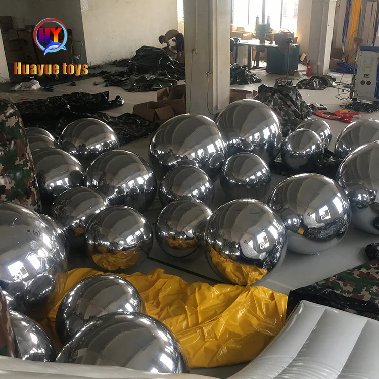 Hanging Inflatable Mirror Ball Mirror Balloon Giant Mirror Sphere for ...