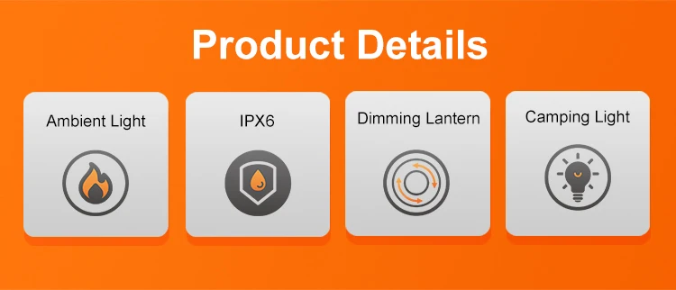 Retro Camping Stick Lantern - Durable, Waterproof, and Bright