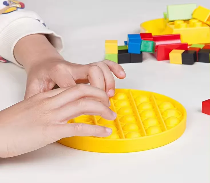Autism Special Needs Squeeze Stress Relief Silicone Pop Fidget Sensory Toys