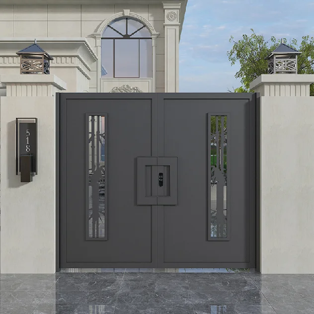 Sliding Cantilever Exterior Driveway Sliding Gate Automation Stainless ...