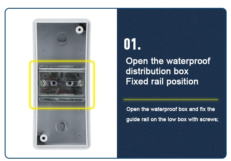 IP65 Outdoor Waterproof Distribution Panel Box Plastic Electric Meter ...