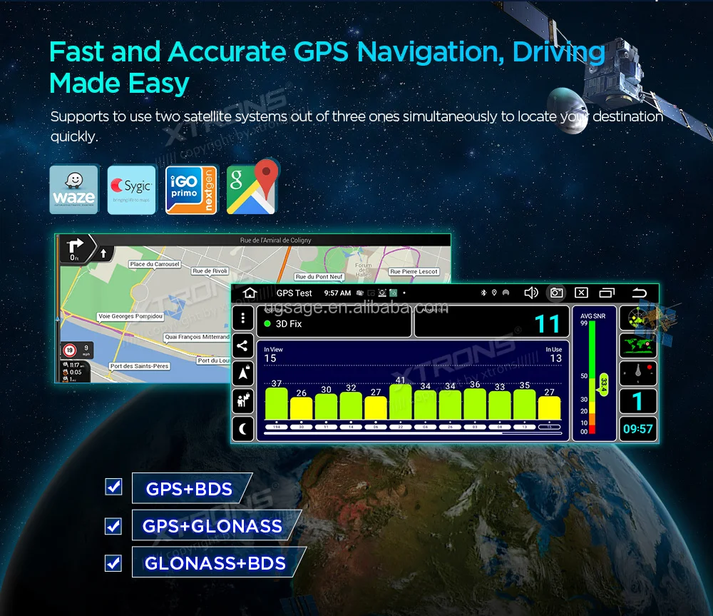 XTRONS 10.25" Android 12 Autoradio for BMW E38 E39 - Carplay