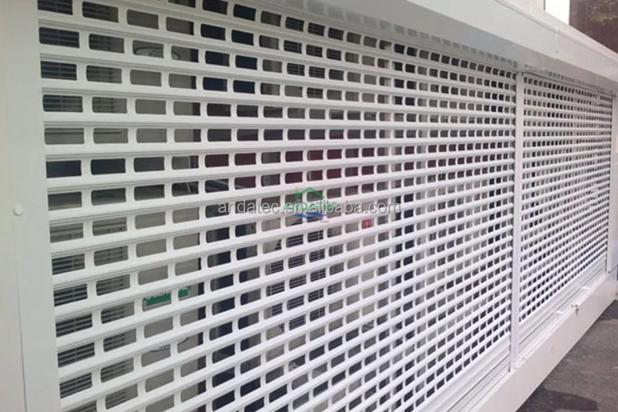 Cheap Manual Steel Grille Roller Shutter Door Security