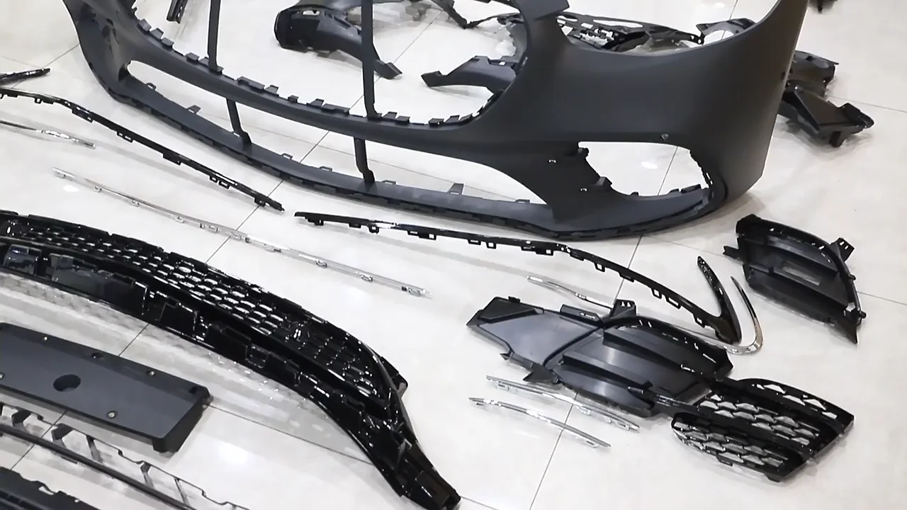 W223 Mercedes Benz Accessories Rear Bumper Body Kits Front Grille Auto ...