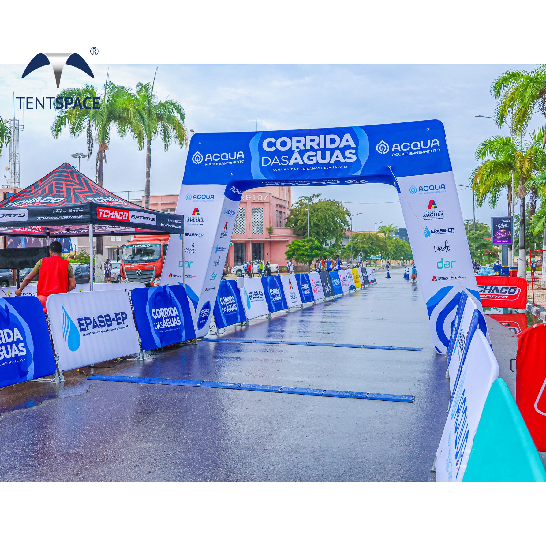 Custom Branding Arch Portable Aluminum Material Sports Star Finish Line ...