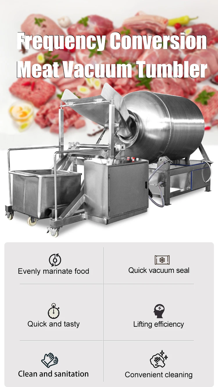 2000l Vacuum Marinating Machine Chicken Beef Meat Vacuum Tumbler ...