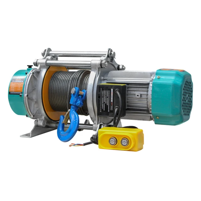 220v Small Crane Lift Hoist Winch 1.5ton 2.5ton 1000kg Mini Electric ...