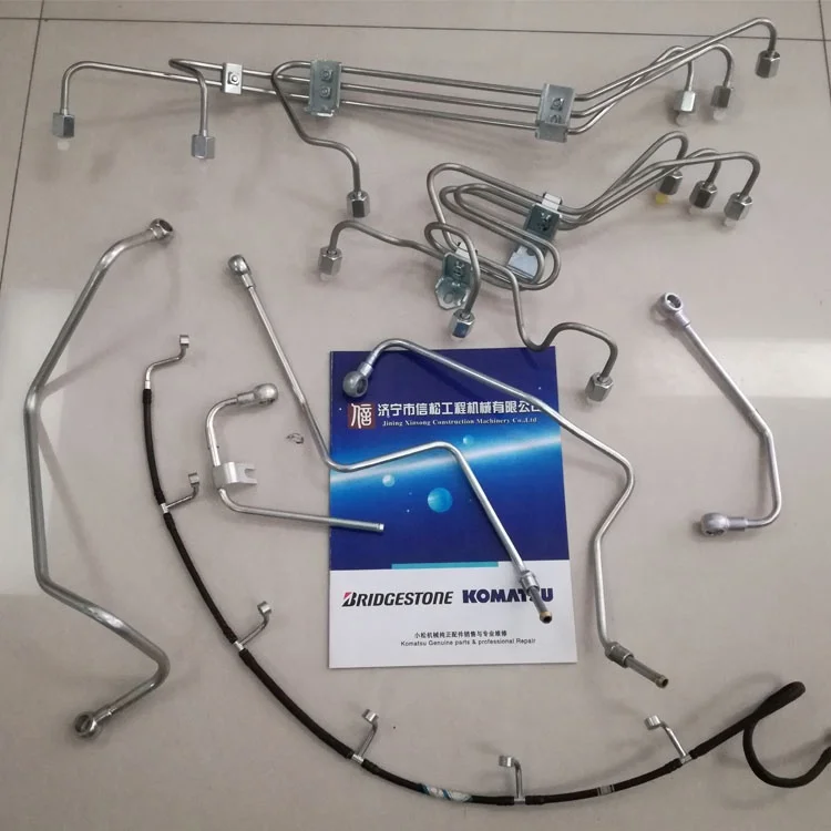 Pc300-7 Fuel Injection Pipe 6743-71-5030 6743715040 Excavator Injector ...