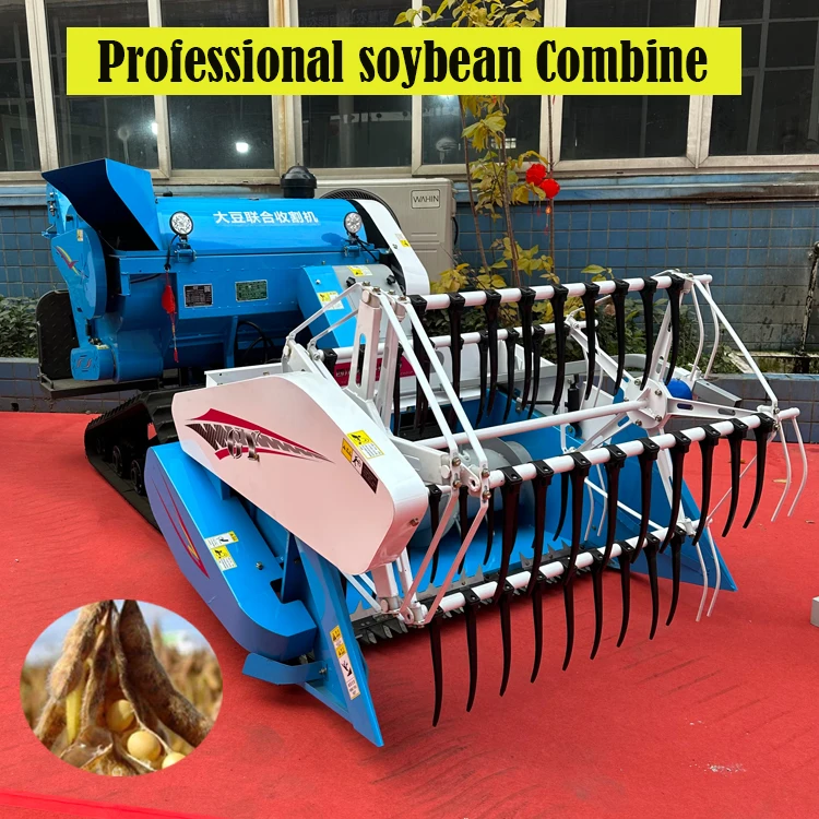 Diesel 15HP Mini Combine Harvester for Rice & Wheat - Affordable Price ...