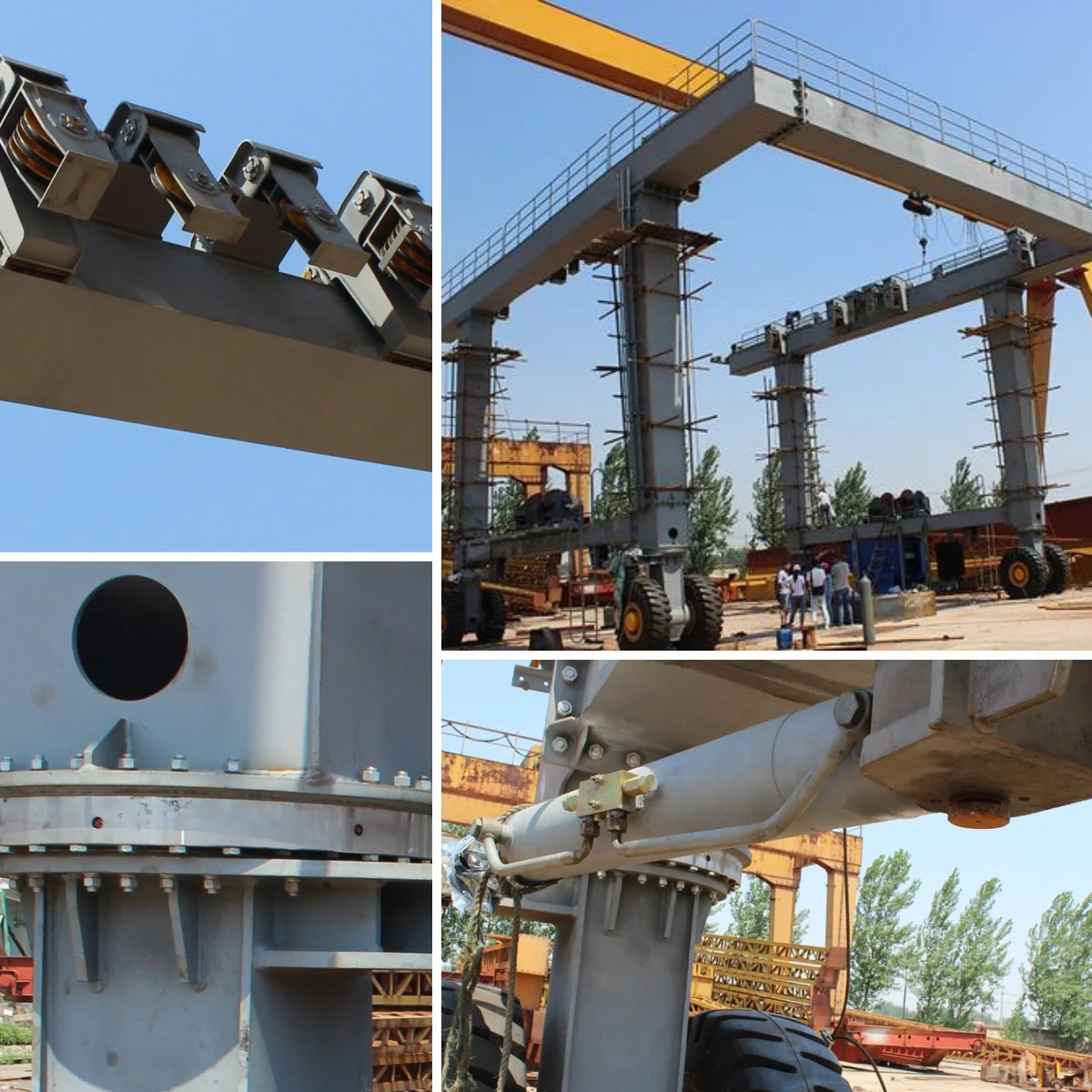 75 Ton Boat Lifting Hoist Crane 100 Ton Marine Travel Lift with Motor ...