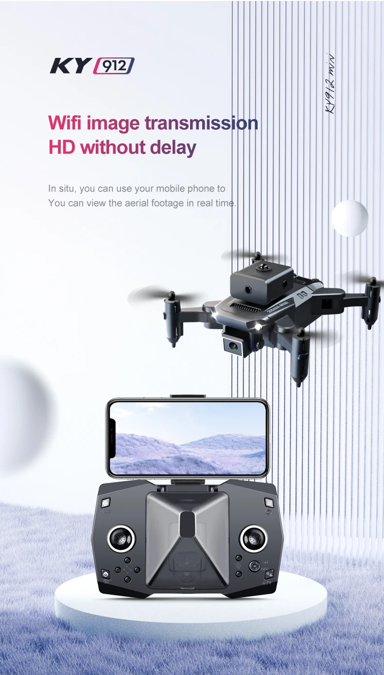 Dron KY912 Mini Drone - 4K Dual Camera Aerial Photography