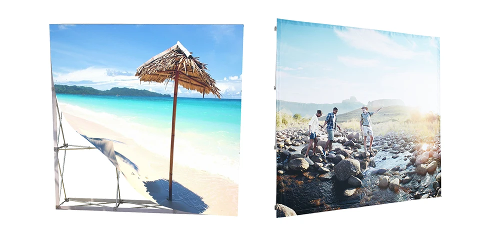 Cheap 4x3 Promotion Portable Backdrop Custom Fabric Pop up Booth ...