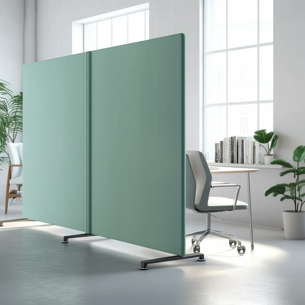 Soundproof Panels Sofa Fire Resistant Movable Wall Louver Dividers ...