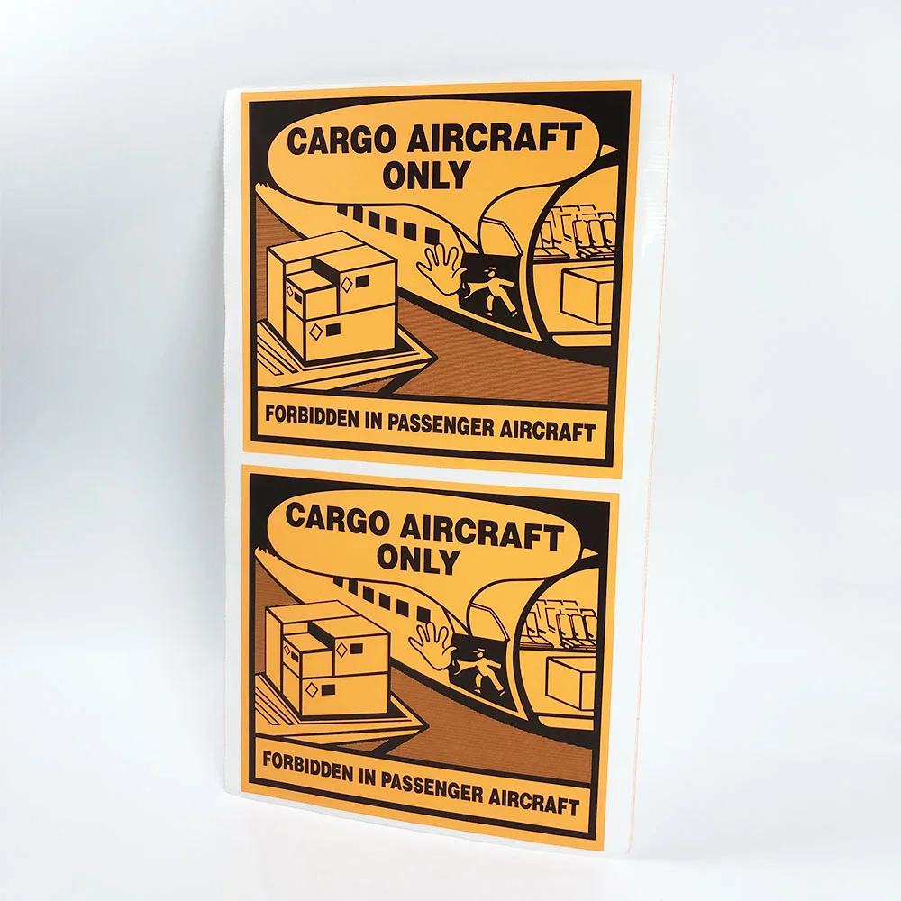 Custom Matte Color Animated Warning Sticker Packaging Label For Any ...