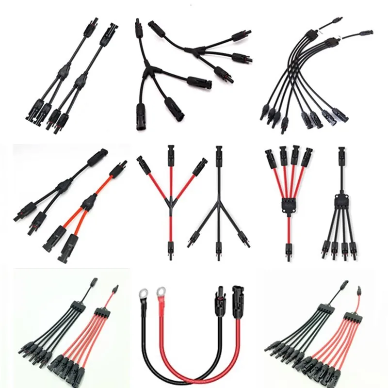 IP67 Solar Panel Cable Connector Adapter 1 to 3 Y Branch Adapter ...