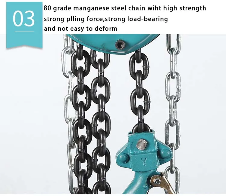 Easy Loading And Unloading Hoist Lifting Ac 3ton Hand Chain Block For ...