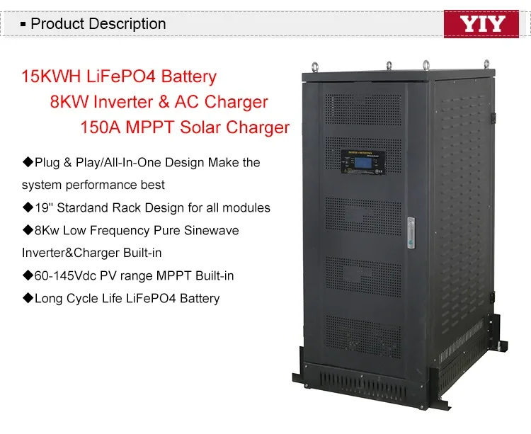 8kw Off-grid Solar Energy System All In One Connected 15kwh Lifepo4 ...