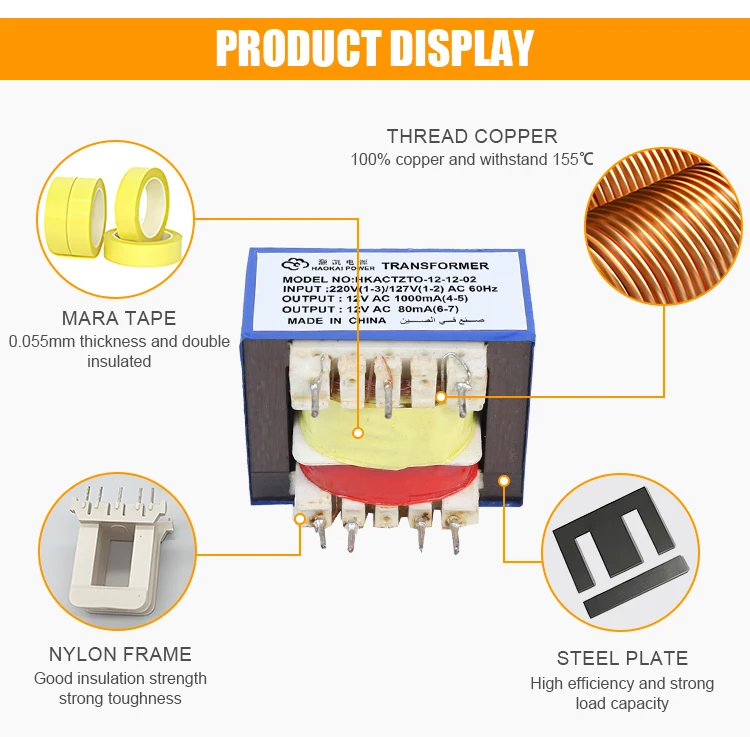 Mini Power Transformer Pcb Mounting Transformers For Lights - Buy Mini ...