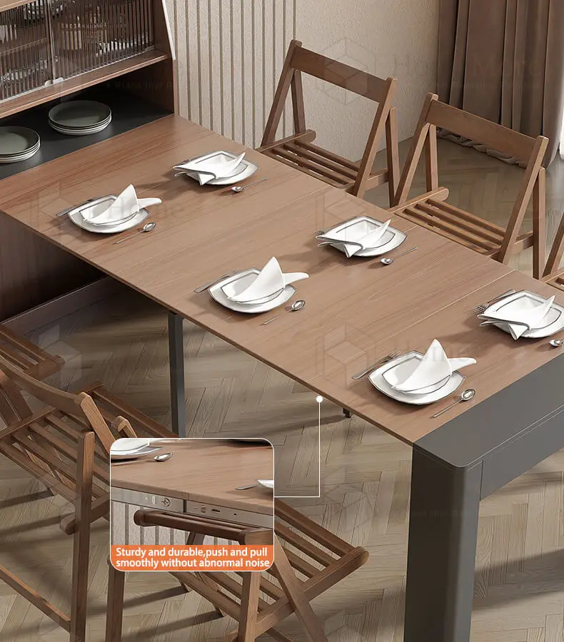 Modern Design Dining Table 2022 Wooden Extendable Folding Dining Room ...