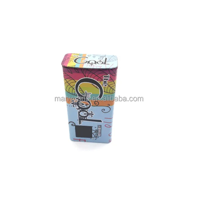 Small Rectangular Mint Tin Box - Durable & Recyclable