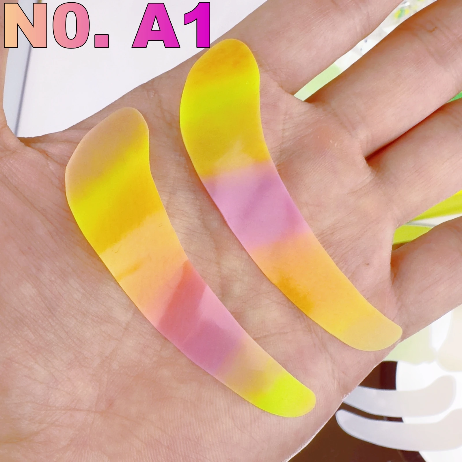 Silicone Eye Patches Reusable Lash Cover Flex Shield Self Sticky ...