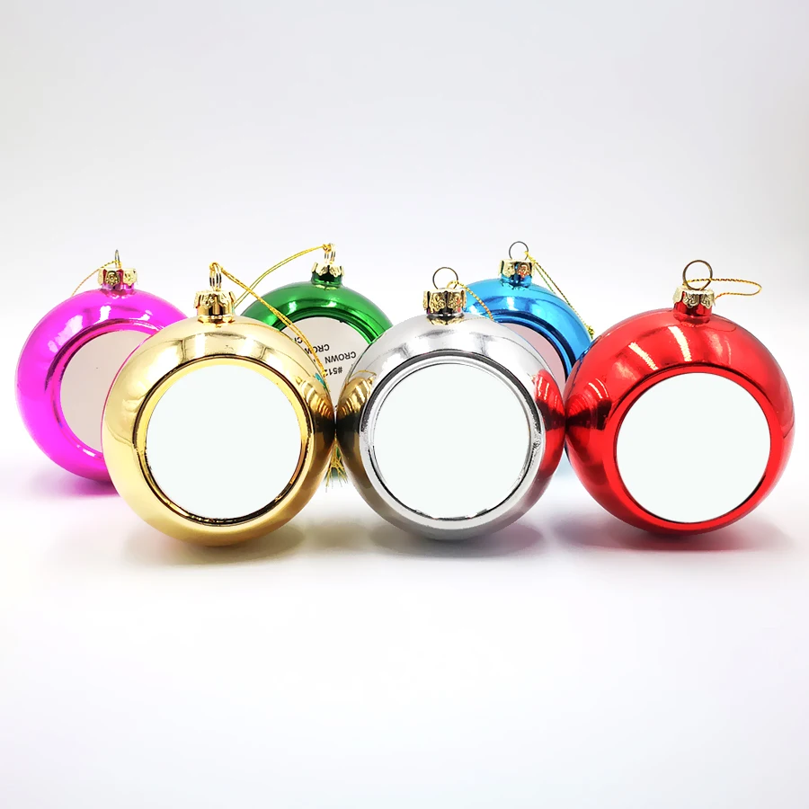 Sublimation Christmas Ball Ornaments Diy Christmas Tree Ornaments ...