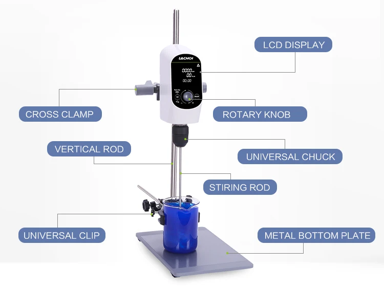 Lch-oes Manufacture Direct Sale Lachoi 2000rpm Lab Digital Agitator ...