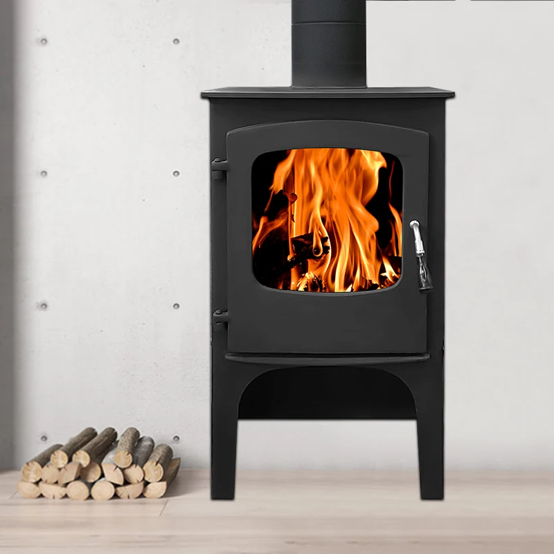 Wood Burning Cold Rolled Steel Stove Freestanding Indoor Wood Burning ...