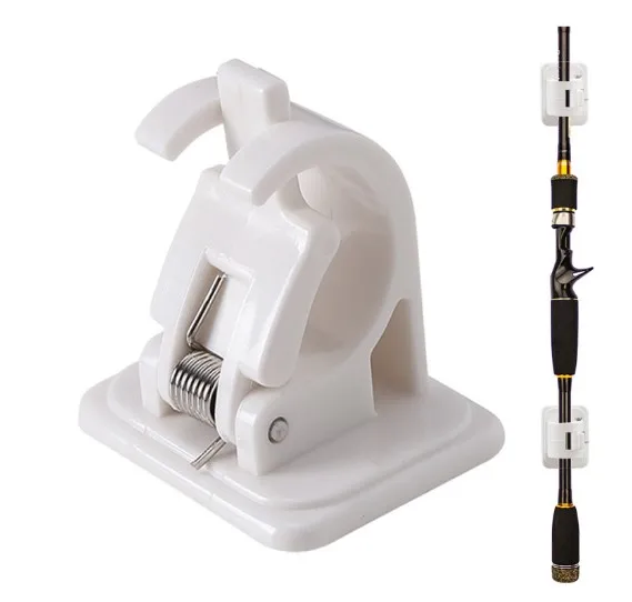 Newmajor Abs 15g White Fishing Rod Rack Viscose Lock Buckle Fishing Rod ...
