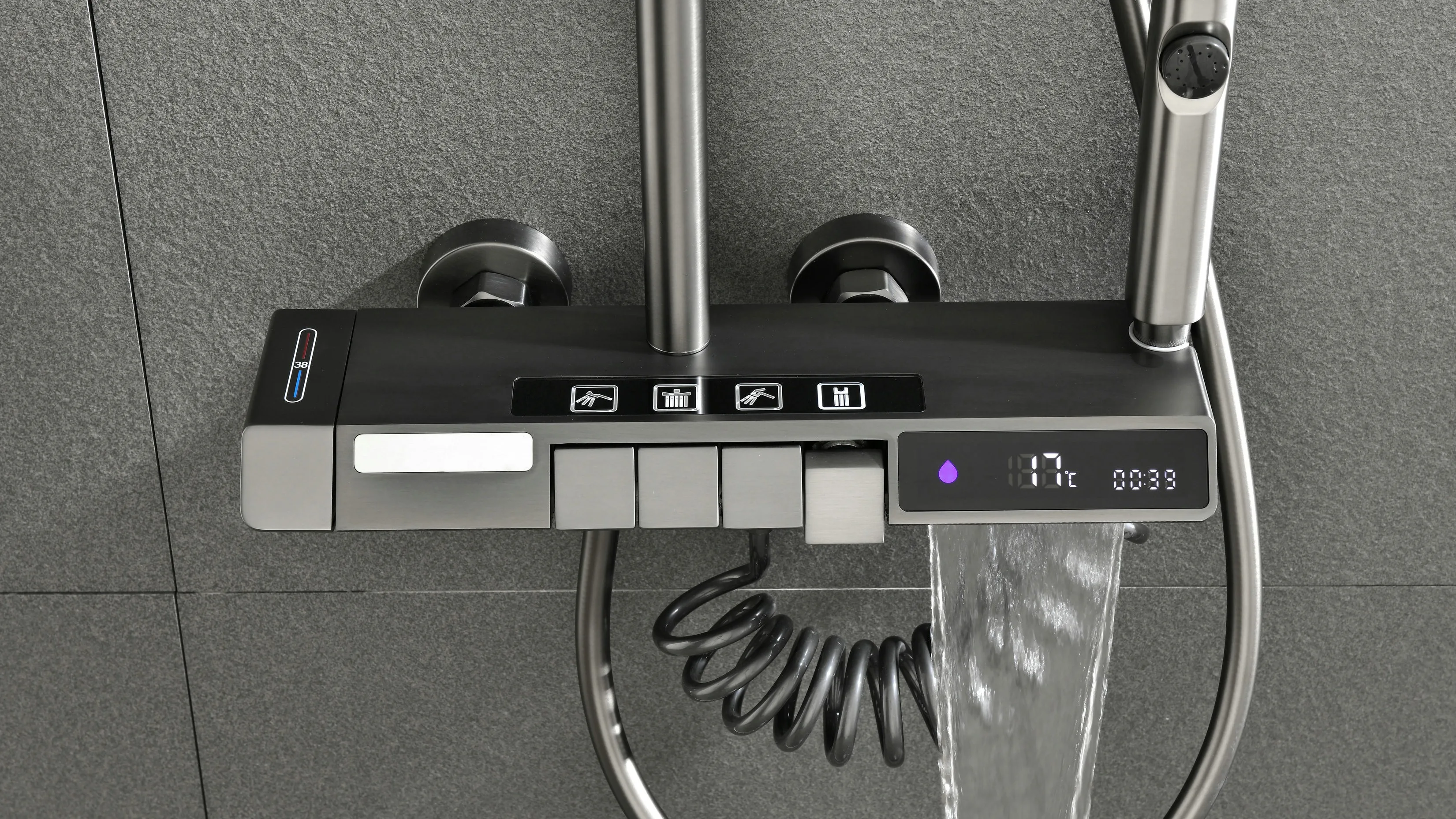 2023 New Product Digital Display Smart Mixer With Led Light 4 Function ...