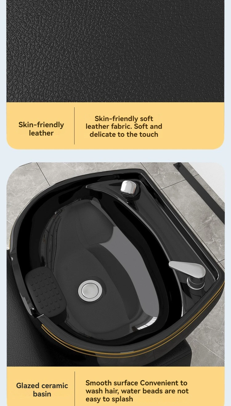 Modern Backwash Light Grey Color Professional Salon Shampoo Station ...