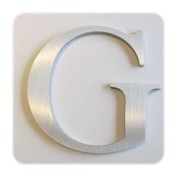 Letras Do Alfabeto De Metal,2mm,Prata,Logotipo,Letras De Metal,Sinal ...