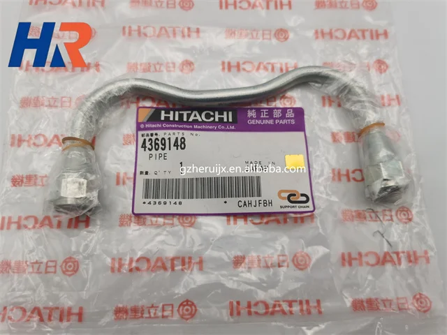Original Excavator Hydraulic Pump High Pressure Oil Pipe 4369148 For ...