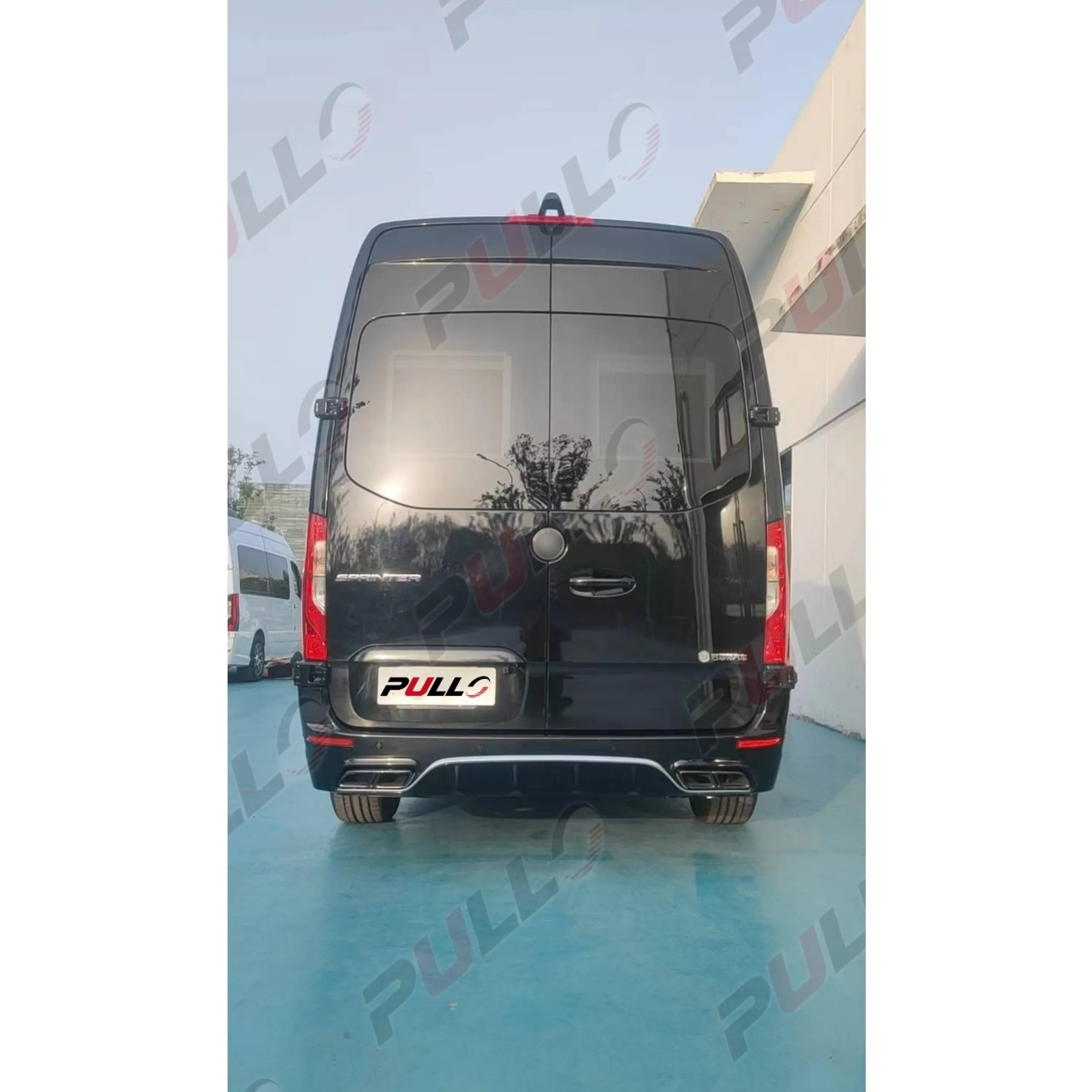 For Benz Sprinter W906 W907 W910 2018-2020 To Amg Model Body Kit Include Rear Bumper With Side ...