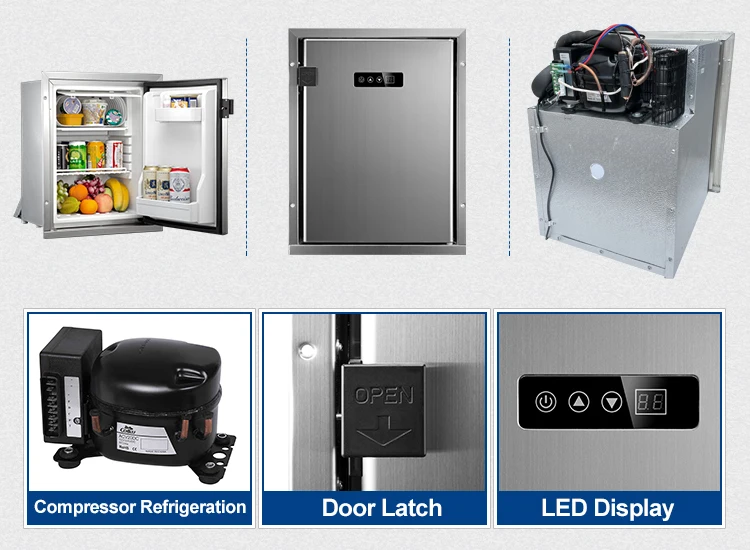 Rv Freezer Refrigerator Car Fridge Boat Refrigerator Marine ...