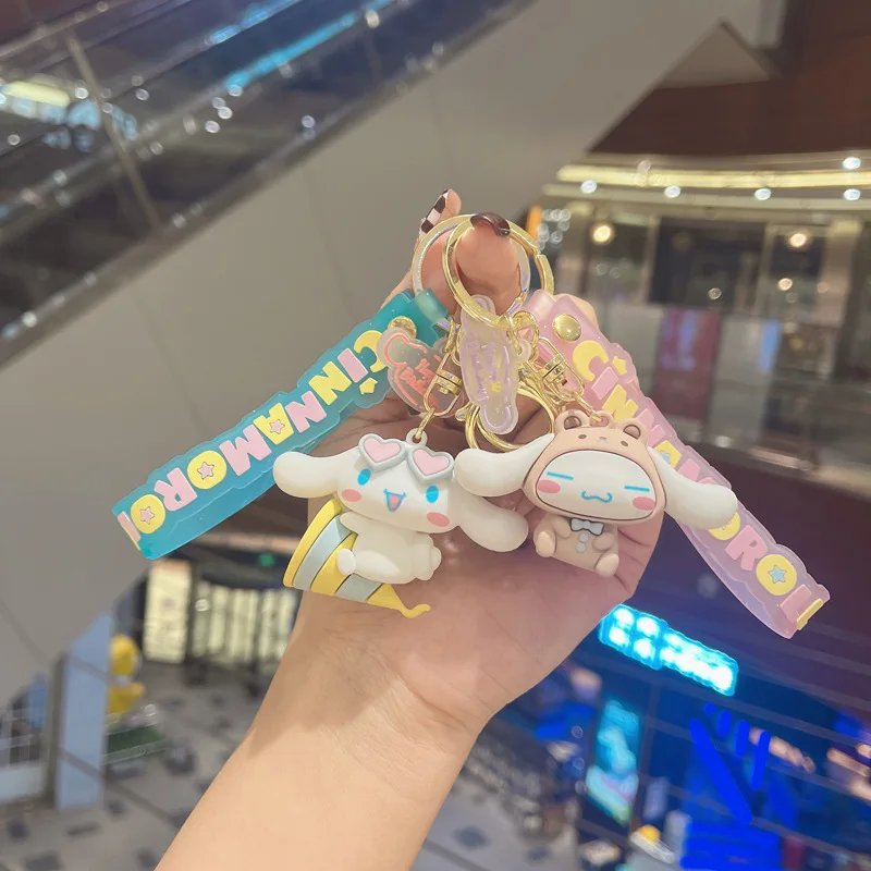 Cute Cartoon Silicone Doll Cartoon Key Bag Hanging Decoration Key Ring ...