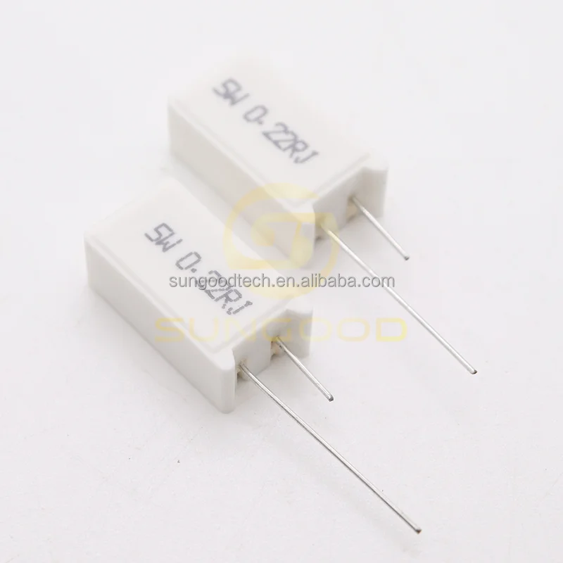 Sqm Cement Resistor 5w 4.7/5/10/15/20/22/33/47/50/51/100/150/200/330 ...