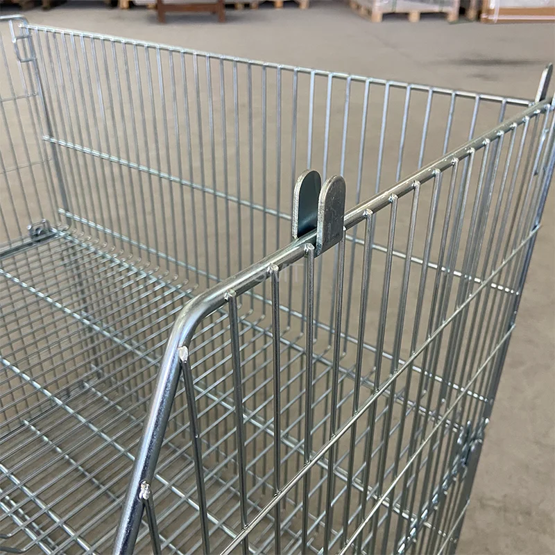 Supermarket Promotional Metal Stackable Rack Display Bins Wire Storage ...