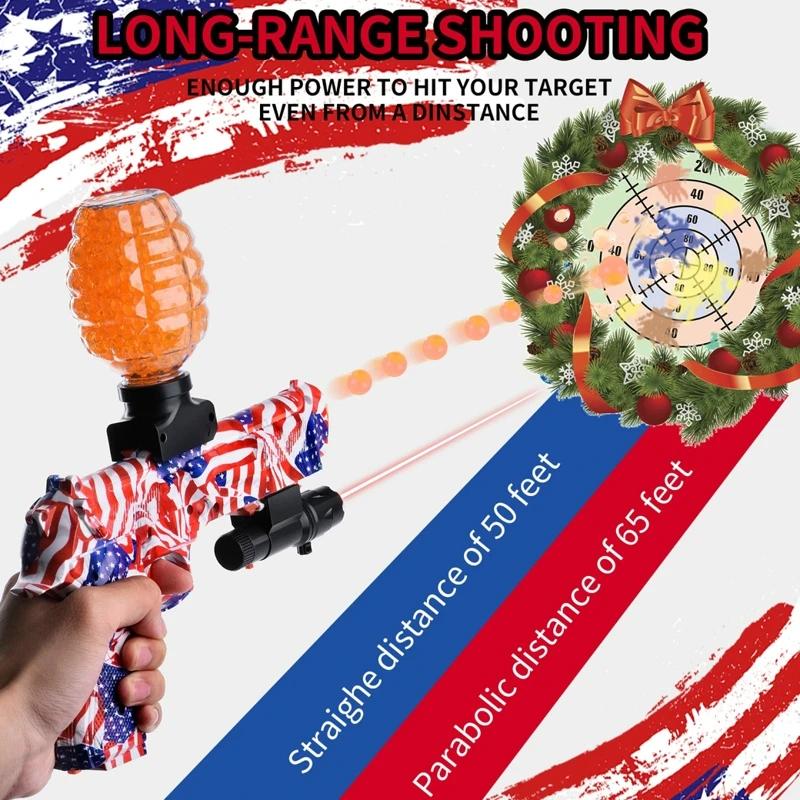 2023 New Multipl Electric Splatter Ball Gel Blaster Pistol M1911 M92 ...
