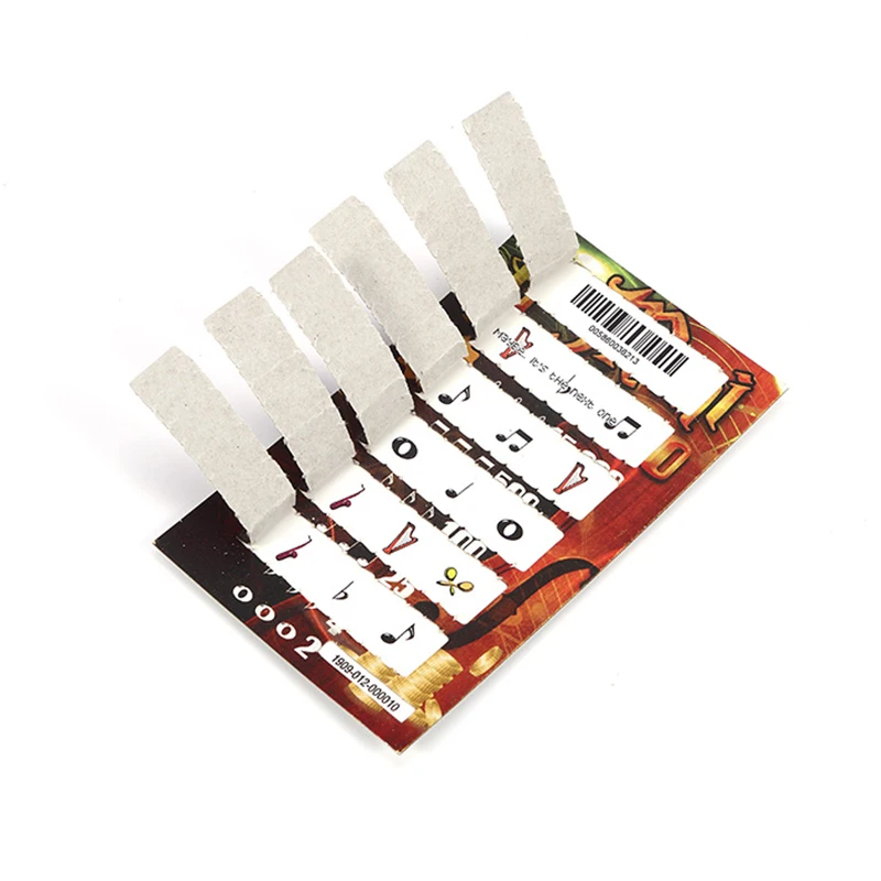 Jackpot Peel Off Lottery Tickets Printing With High Payout - Buy ...