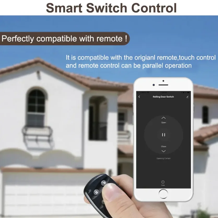 Tuya TYSH Smart Wifi Rolling Door Switch Opener - Control via APP