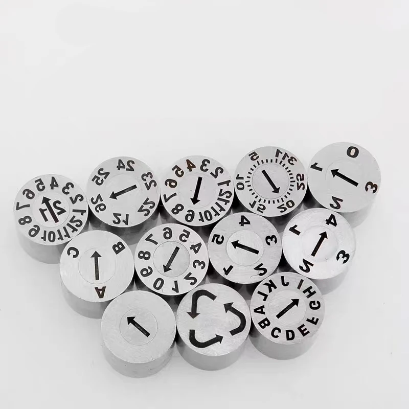Factory Precision Metal Steel Customized Double Digital Date Insert ...