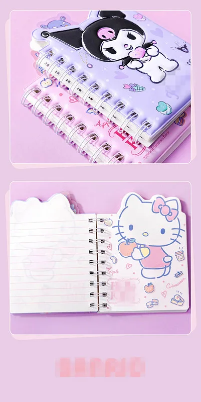 Sanrioed Kuromi Family Image Coil Book Elementary School Student ...