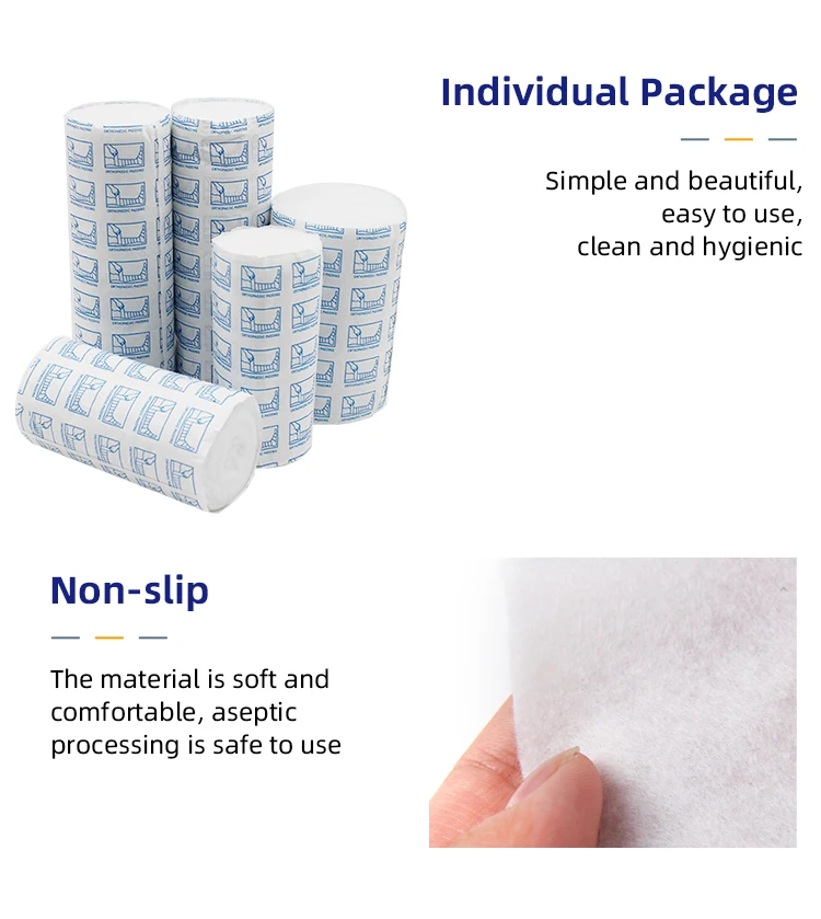 Cast Padding Splint Rolls 4" X 8ft 100% Cotton Individual Pack ...