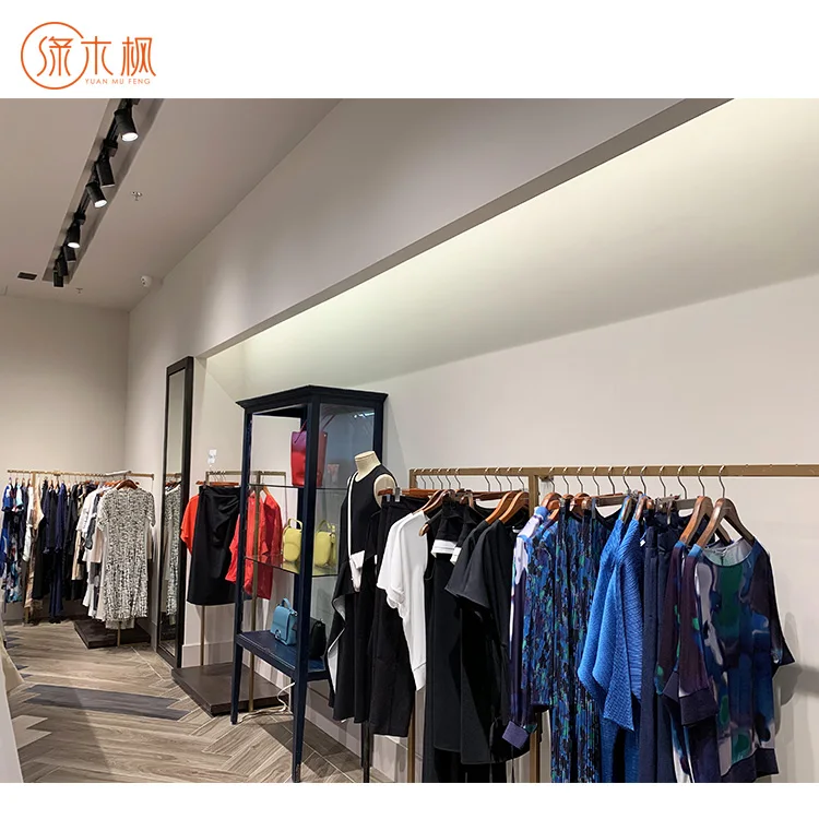 Branding Clothing Store Clothing Rack For Boutique Shop Interior Design ...