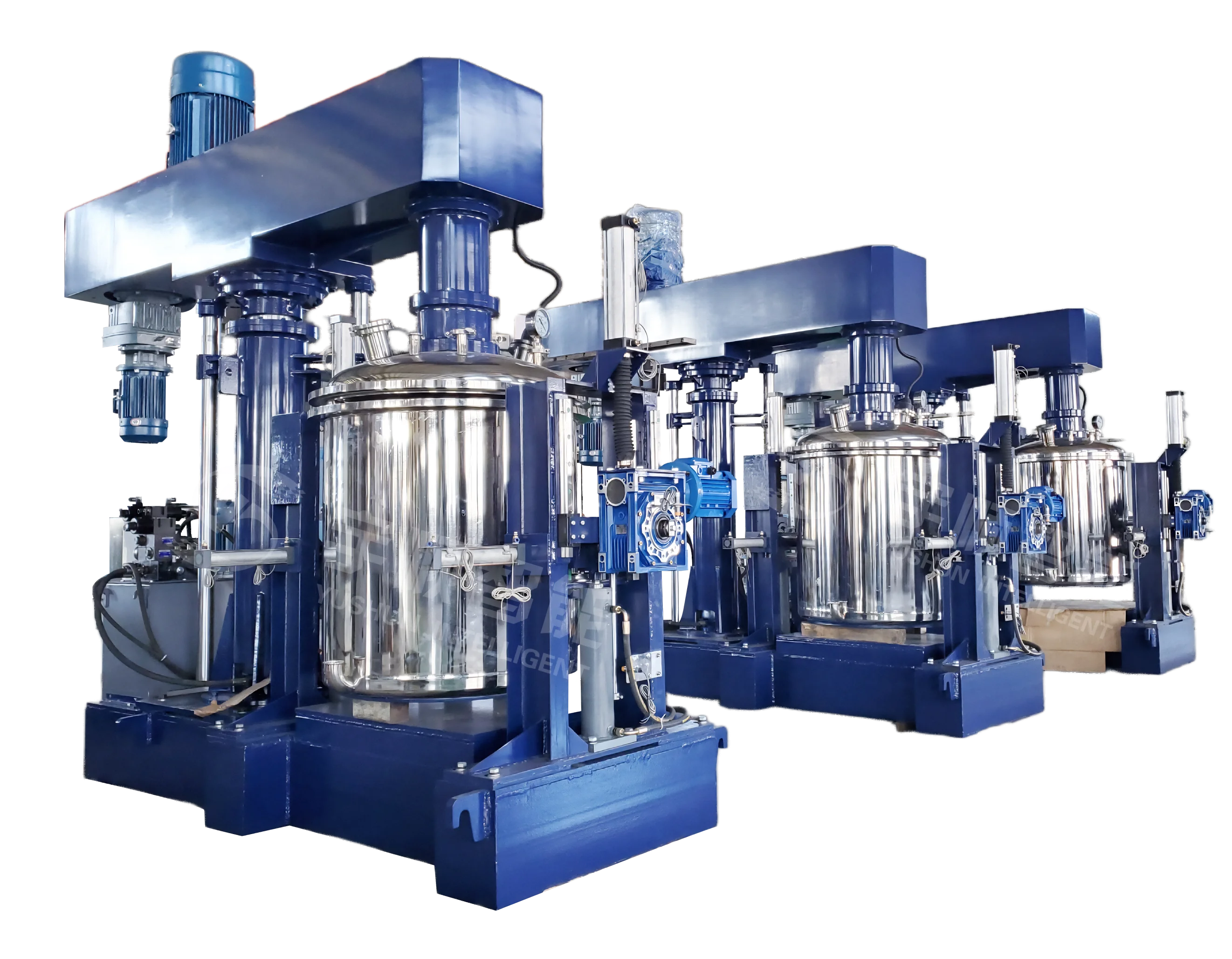 100L Concentric Double Shaft Mixer Hot Melt Adhesive Mixing Dispersing ...
